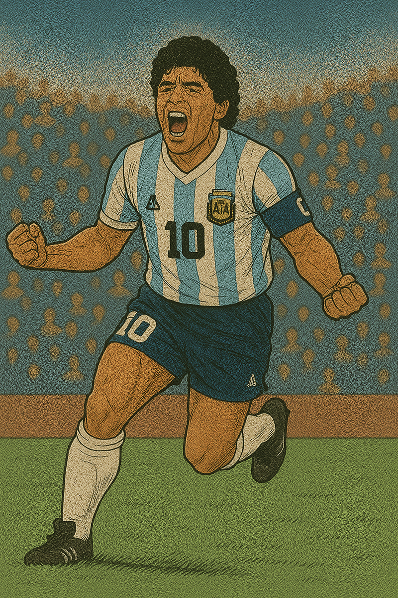 Maradona – Retro Soccer Kit