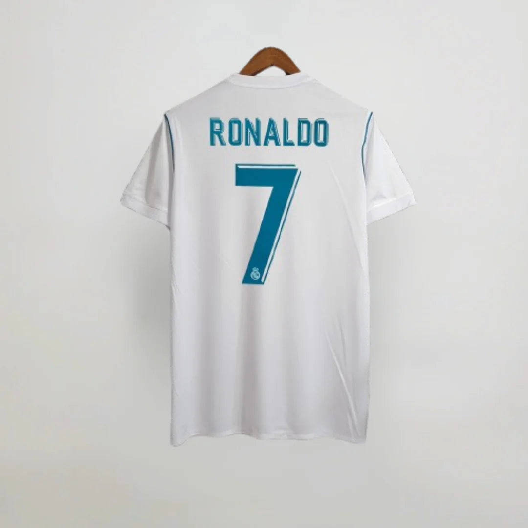 Cristiano Ronaldo CR7 Real Madrid Home Jersey 2018 – Retro Soccer Kit
