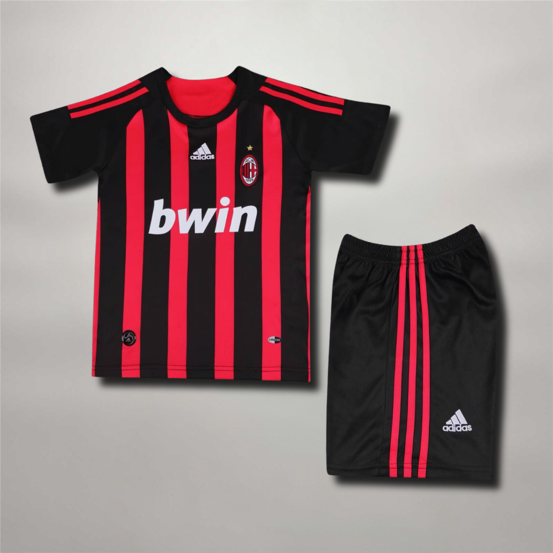 Milan Home Kit 2008/09 - KIDS – Retro Soccer Kit