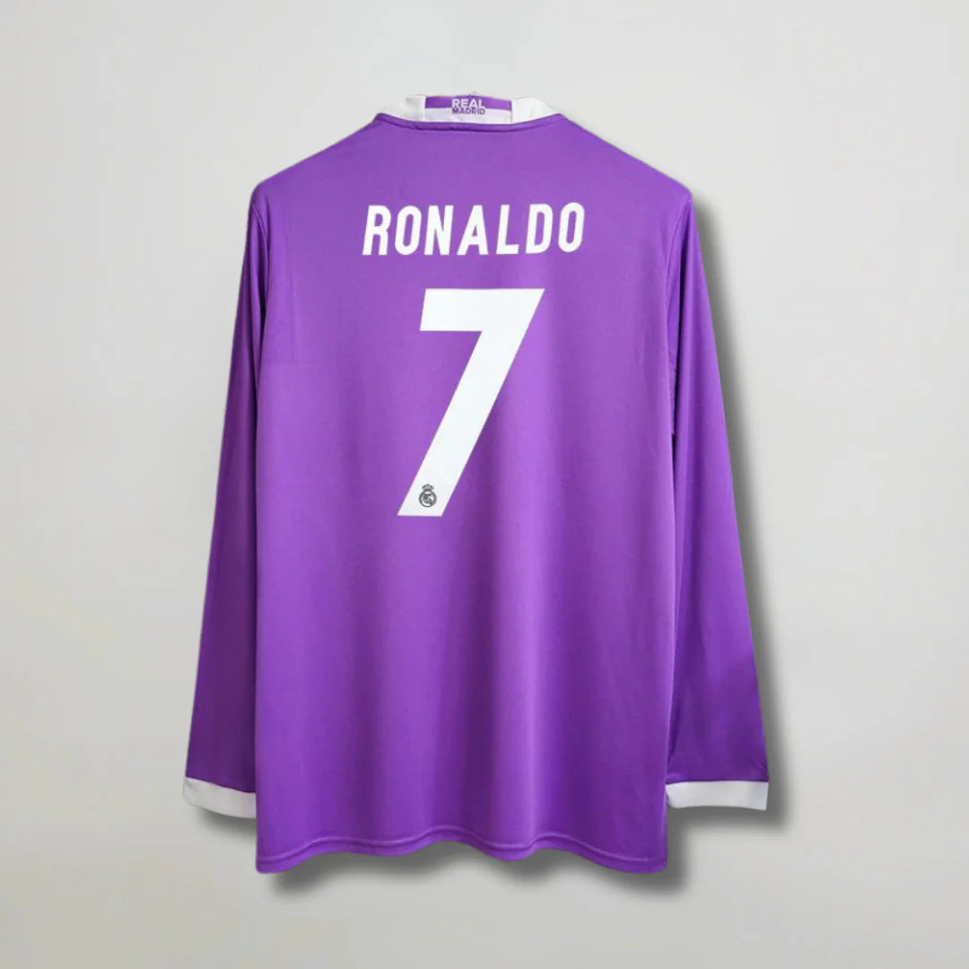 Cristiano Ronaldo CR7 Real Madrid Away Jersey 2017 – Long Sleeve ...