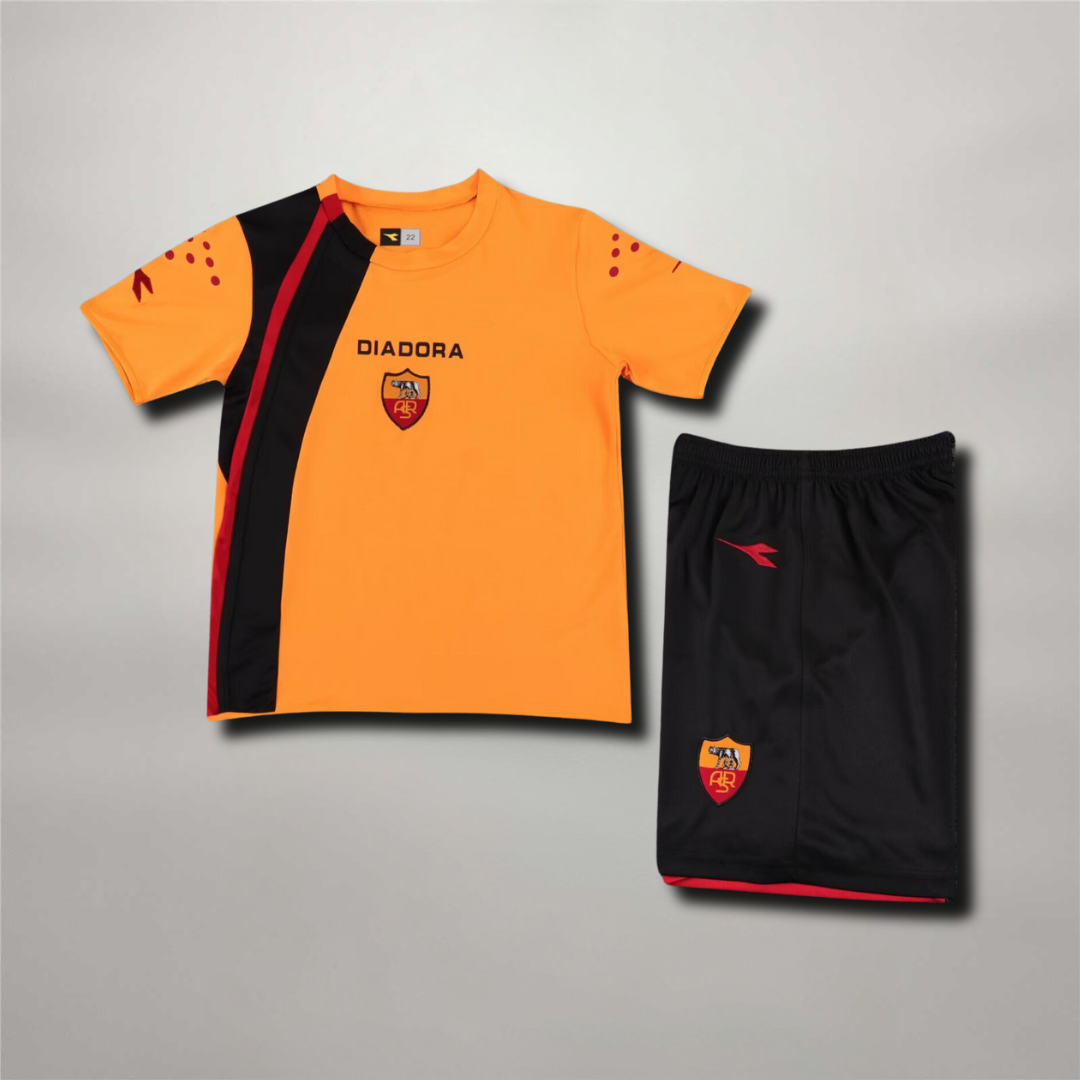 Roma Completo Home 2005/06 - BAMBINO – Retro Soccer Kit