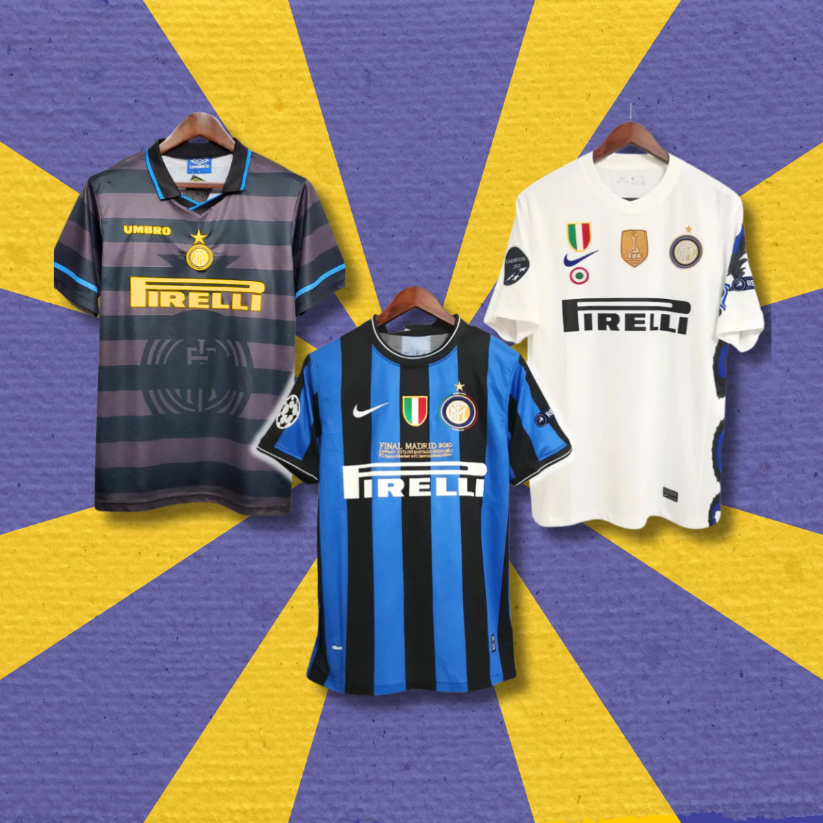 Inter 2011 + Inter 2010 + Inter 1998 – Retro Soccer Kit