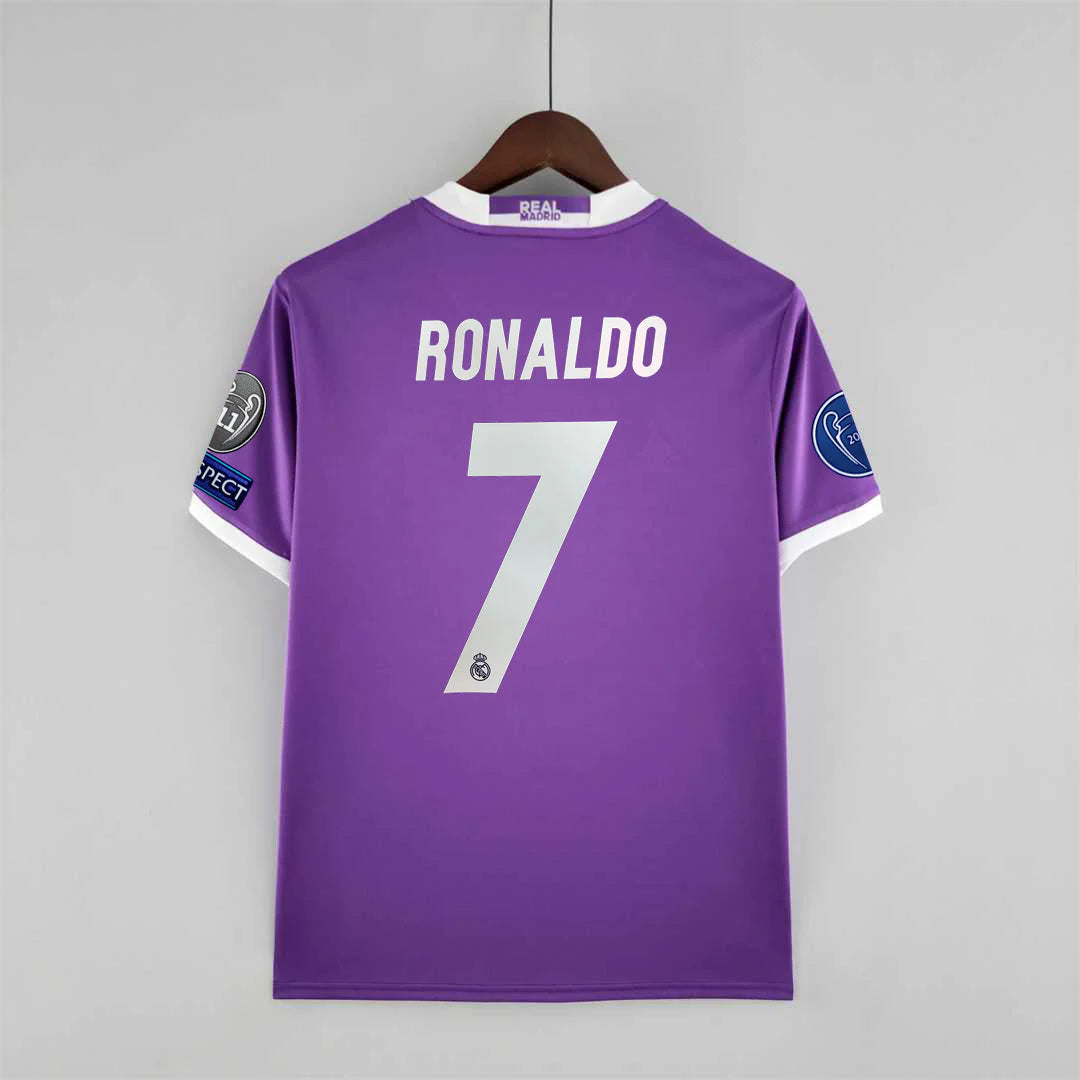 Cristiano Ronaldo CR7 Real Madrid Away Jersey 2017 – Retro Soccer Kit