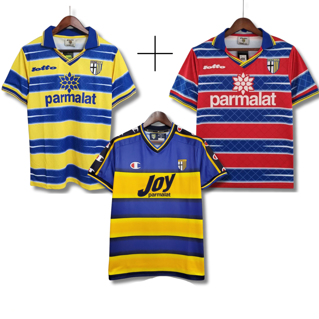 Parma 2002 + Parma 1999 + Parma 1999 – Retro Soccer Kit