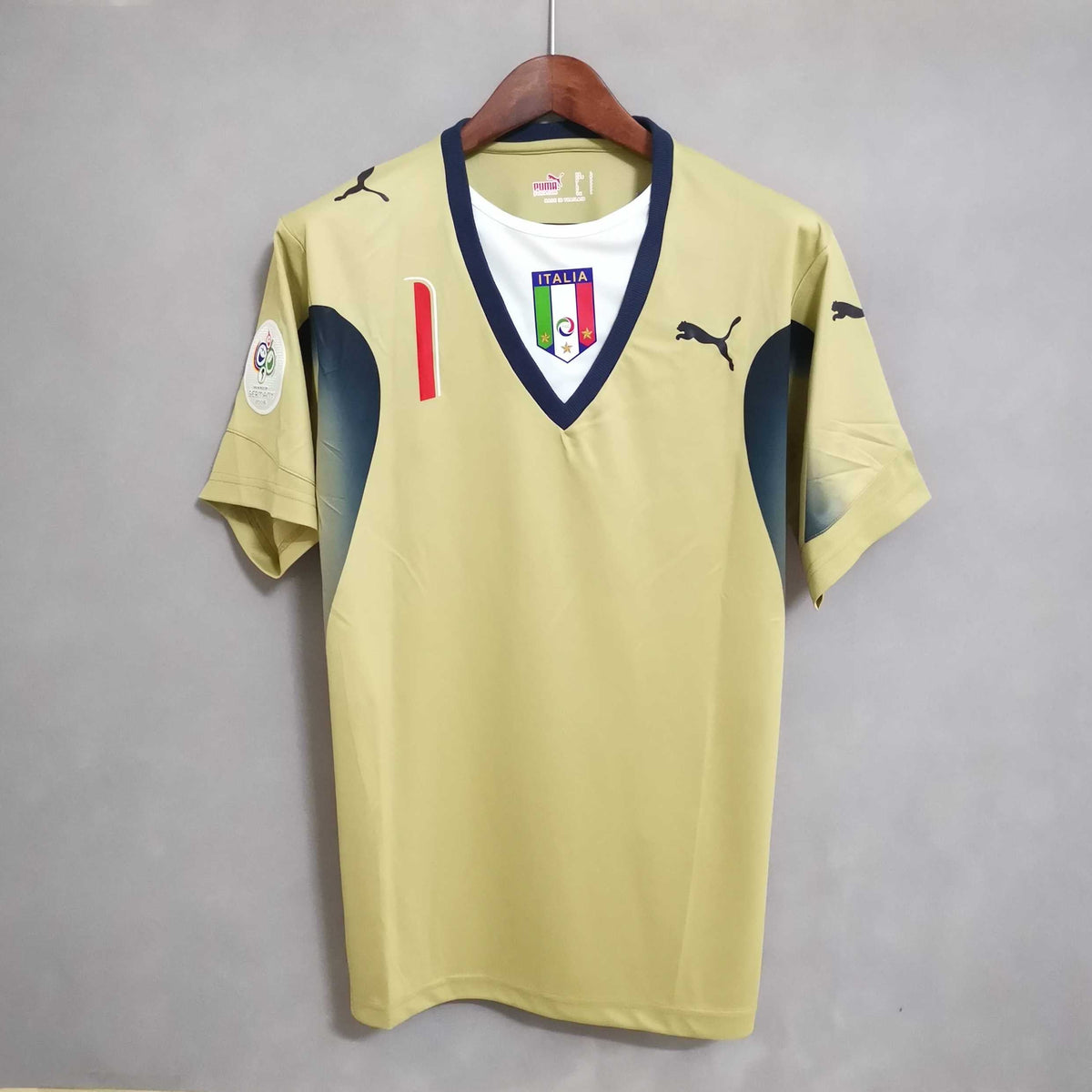 Italy 2006 Home Goalkeeper Jersey World Cup Victory – Retro Soccer Kit
